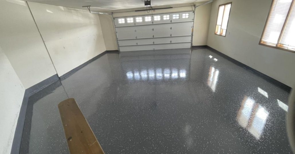Stunning & Textured Full Flake Epoxy Floors for a Unique Home ...